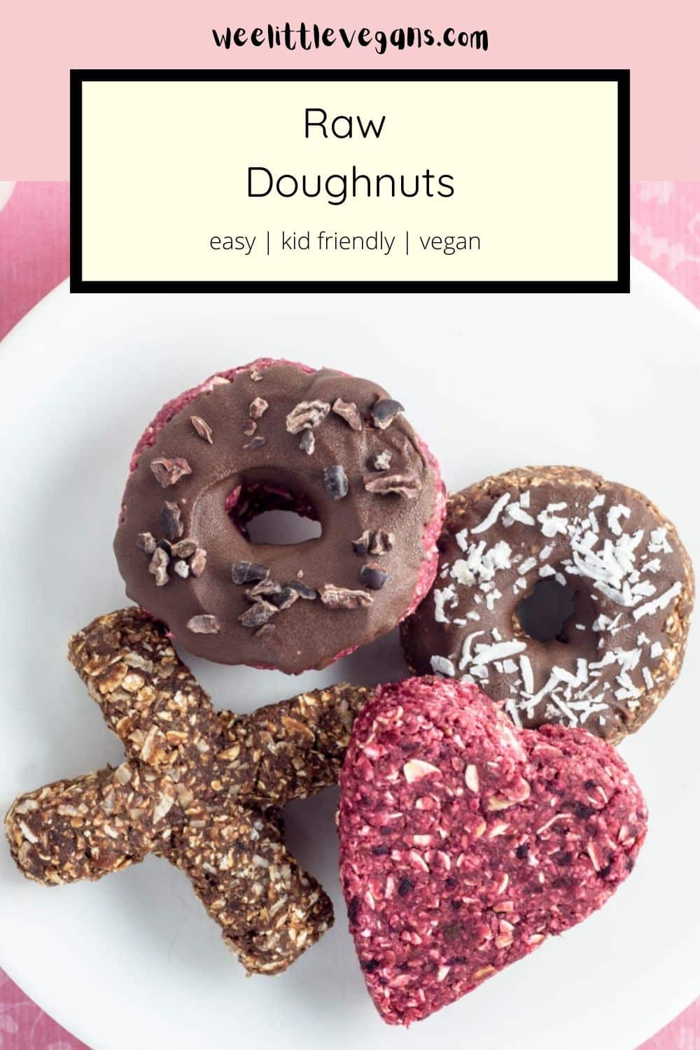 Vegan Raw Doughnuts – Wee Little Vegans